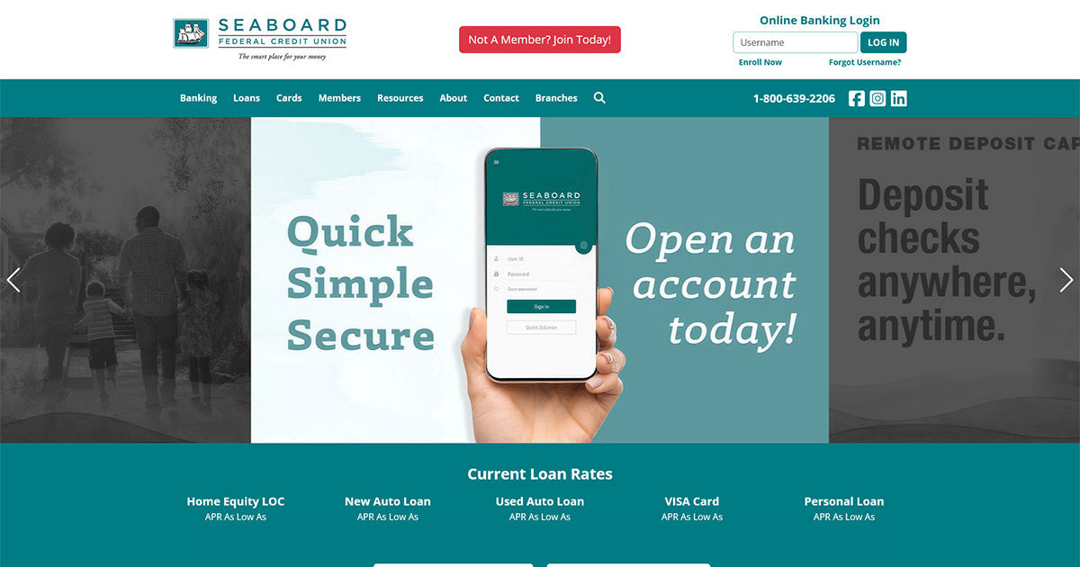 Seaboard Federal Credit Union - Locations in Bucksport, Ellsworth and Hermon, Maine